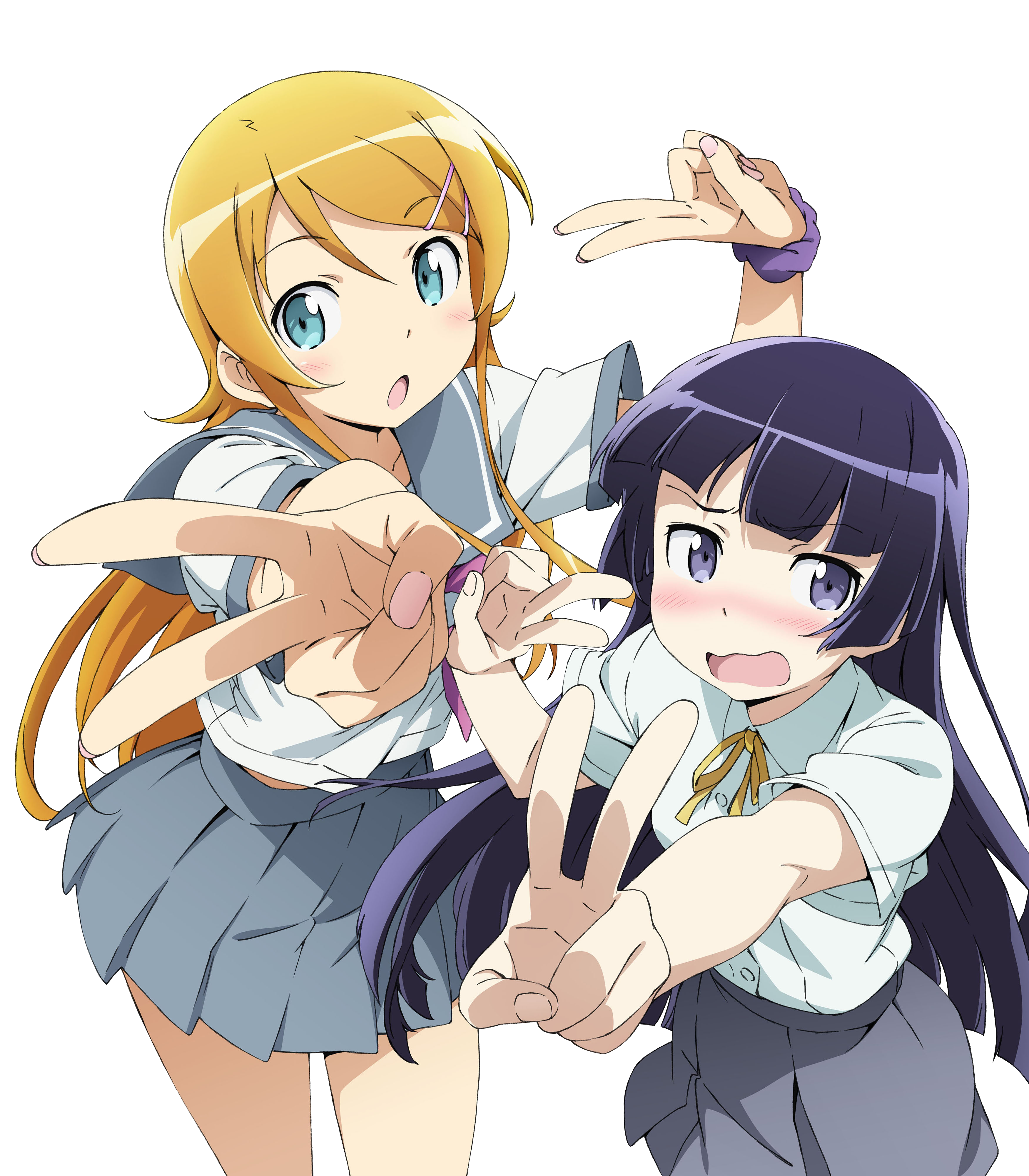 ore no imouto ga konnani kawaii wake ga nai gokou ruri kousaka kirino transparent png | #250797 ...